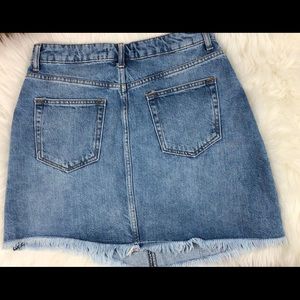 Zara | Skirts | Zara Basic Denim Skirt Small | Poshmark